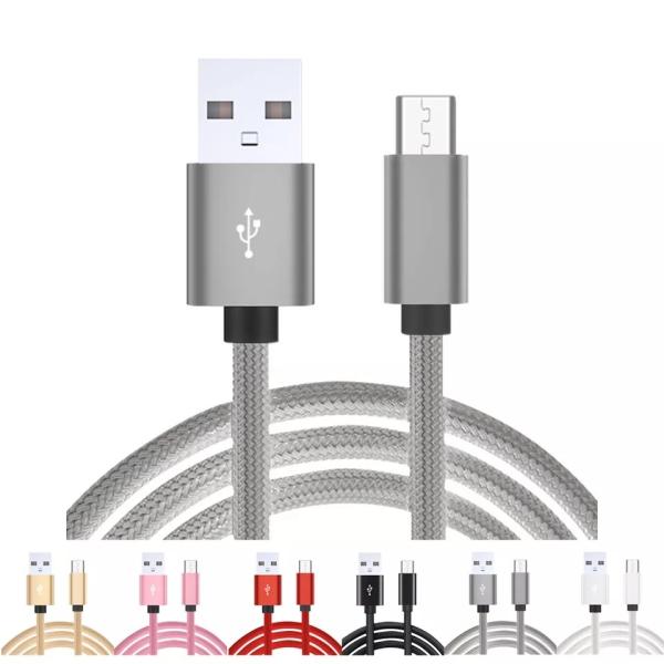 Quality 3m 10ft Micro USB V8 Cable , Flexible Mobile Phone Charging Cable for sale