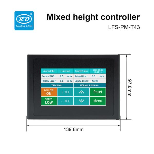 Quality Ruida Metal Open Loop Capacitive Height Controller Z Axis LFS-PM-T43 for sale