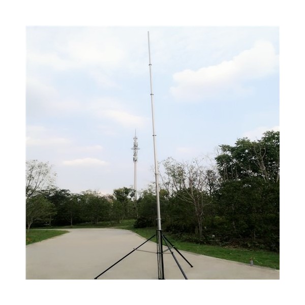 Quality Portable Trolley 9M 20KG Antenna Telescopic Mast for sale