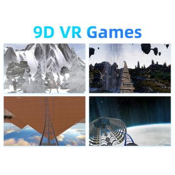 Quality Two Seats 9D VR Simulator 8.0KW With Roller Coaster VR Simulation Game for sale