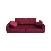 Quality Triangle Cushion Base Polyester Inner Liner Play Couch Set Sofa for sale