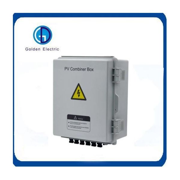 Quality Flame Resistance 4 String Solar Combiner Box PV Array Plastic DC 1000V for sale