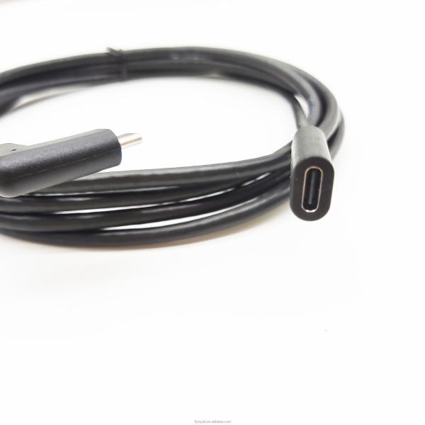 Quality Customized Left Angle Right Angle C Male To USB C Female Cable Type C Cable Fast for sale