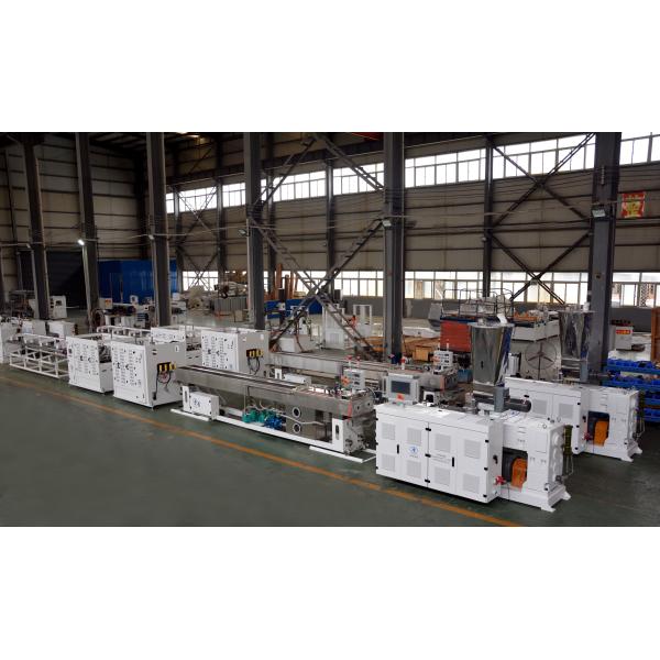 Quality SHENZHEN HYPET High Speed PVC Pipe Making Machine , PVC-O High Filler Pipe for sale