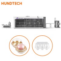 Quality Plastic Vacuum PVC PP Thermoforming Machine Vacuum Thermoformer 3kw Servo Motor for sale