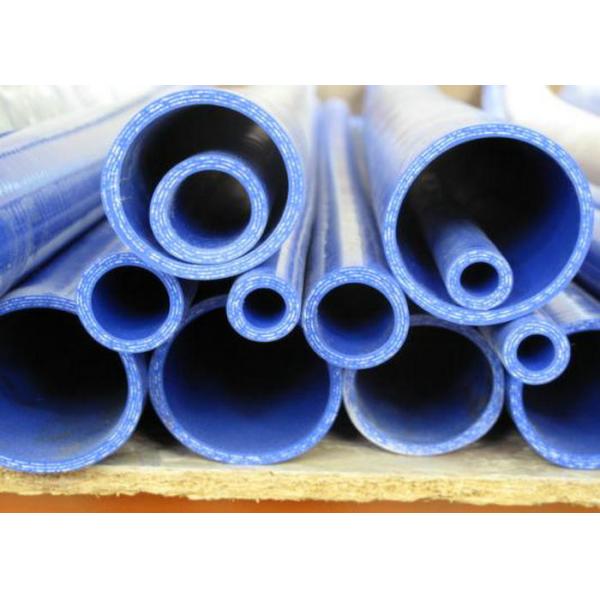 Quality 100% Virgin Silicone Tube Extrusion High Temperature Resistant Polyester Braid Reinforced Hose for Corona Roller for sale