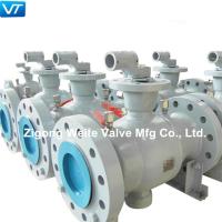 Quality Fully Welded 16 Inch Ball Valve Flanged Bonnet Combined Seal for sale