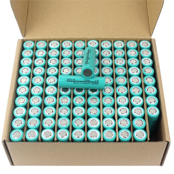 Quality 20C Sodium 3V 18650 1300mAh Na Sodium Cylindrical Battery Cell for sale
