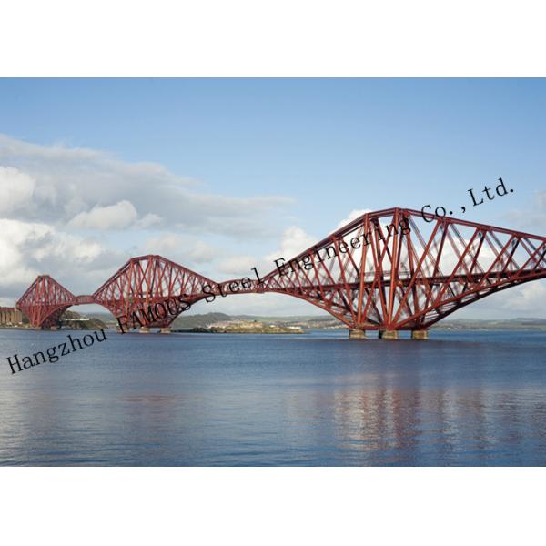 Quality Continental Prefabricated Steel Truss Pedestrian Bridge With Concrete Deck High for sale