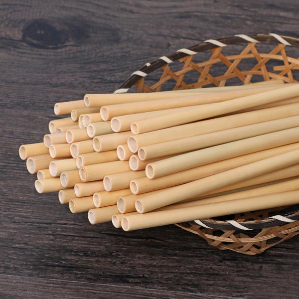 Quality Reusable Eco Friendly Bamboo Drinking Straw Zero Waste Bamboo Straws for sale