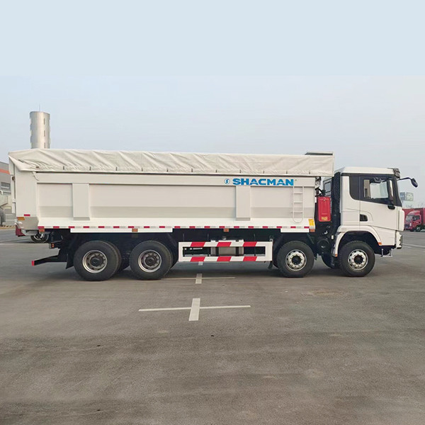 Quality Shacman X3000 8X4 U Shape Dump Truck Automatic Left Normal Seats for sale