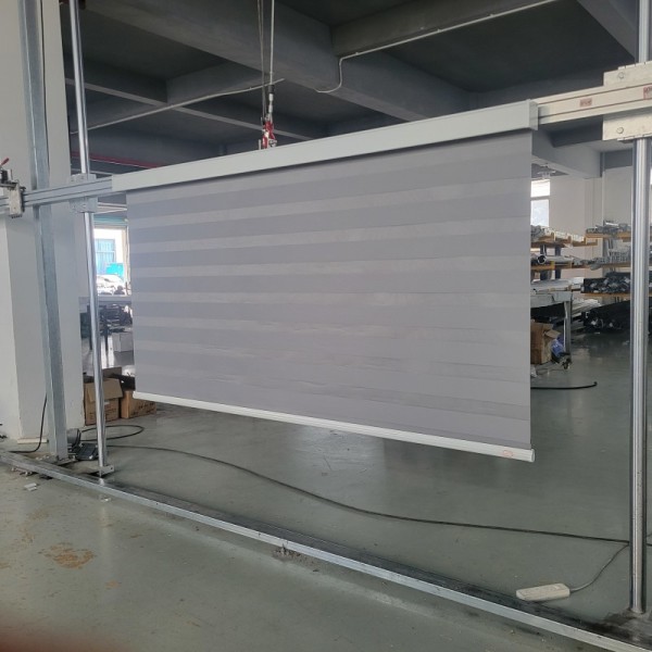Quality Stepless Light & Privacy Control bedroom windowsiles office double velvet zebra for sale