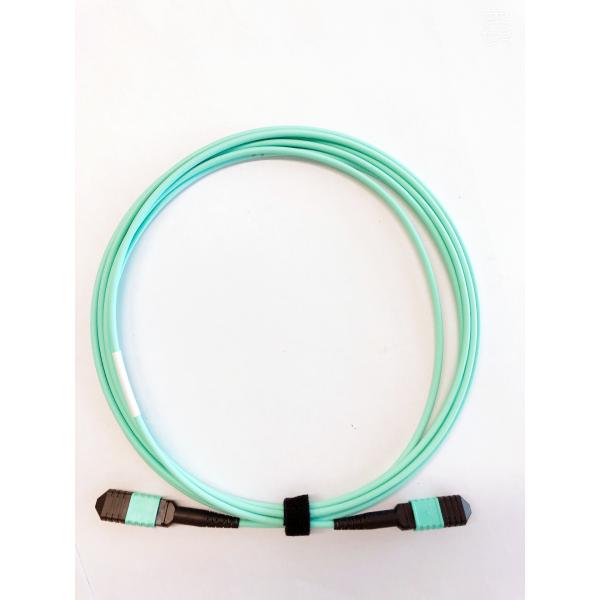 Quality Data Center 8 Fibers OM3 MTP MPO Patch Cord for sale