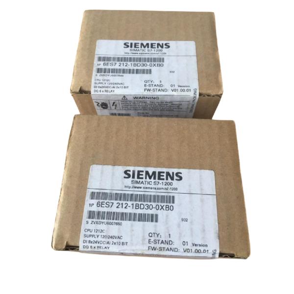Quality CPU SIEMENS 1212C PLC CPU AC/DC Relay 6ES7212-1BD30-0XB0 for sale
