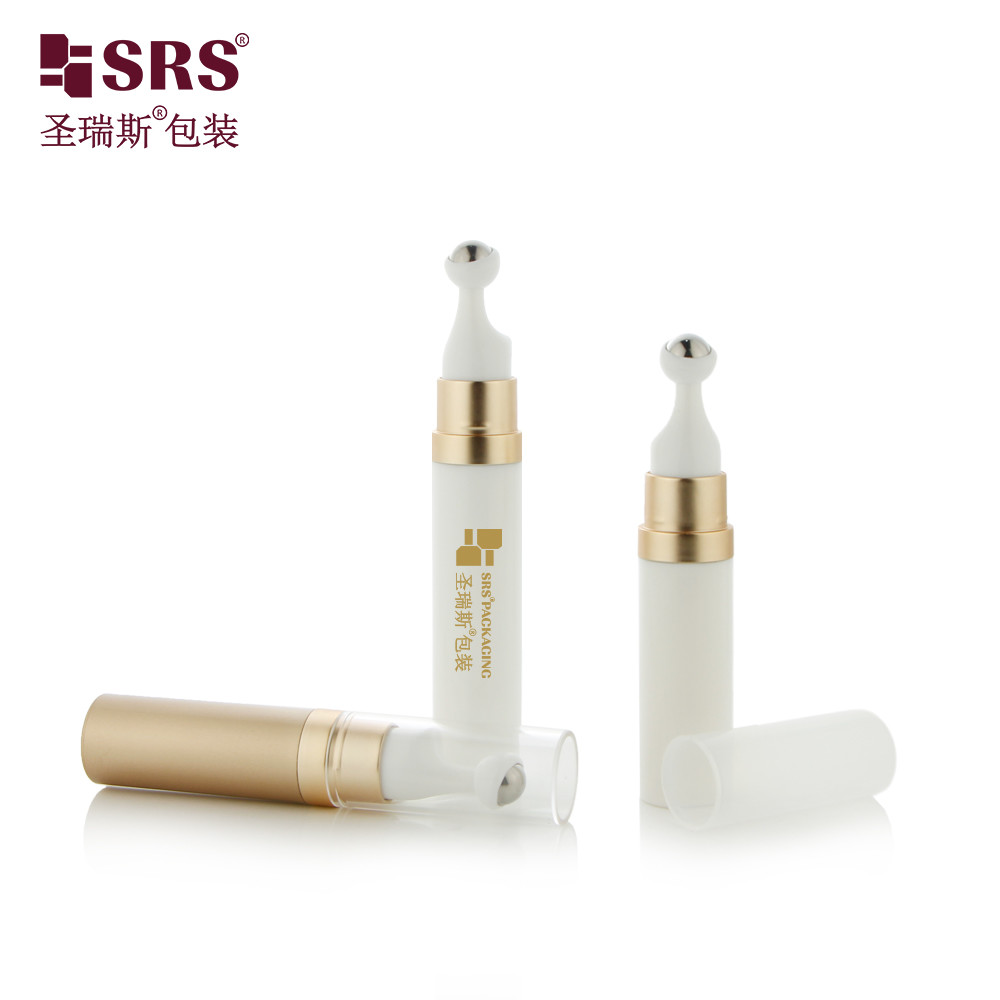 Quality A0035 7.5ml 10ml 15ml Empty Customization Eye Serum Gel Massage Roller Steel for sale