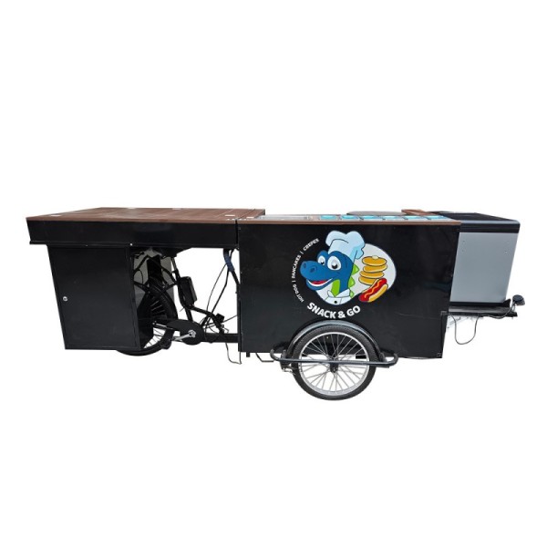 Quality Three-Wheeled Bicycle Food Cart High Productivity for Fast Food Street Vending for sale