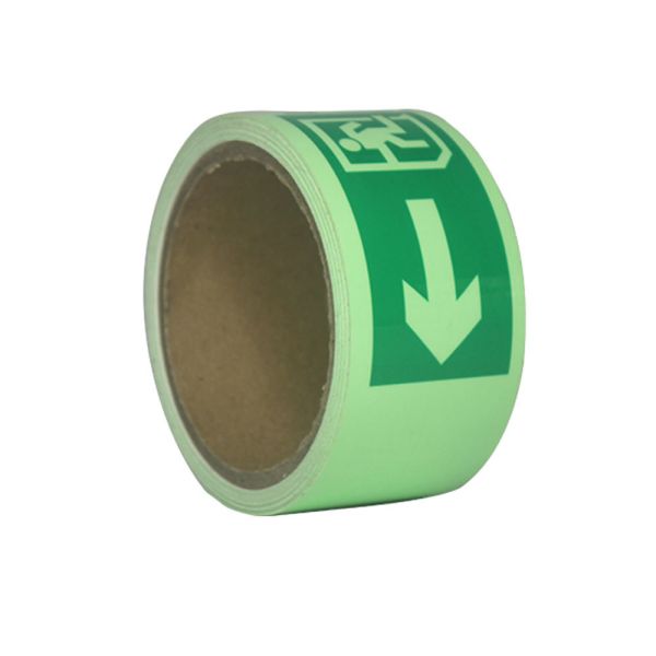 Quality Eco-Friendly Self Adhesive Luminous PVC Film Roll in Green/Blue/Yellow 1.24M*45.7M for sale
