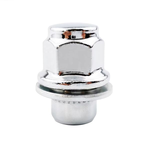 Quality Wheel Nut M12X1.5 Height 42mm HEX21 Chrome Plated For Toyota 5307-L42 90942-01058 for sale