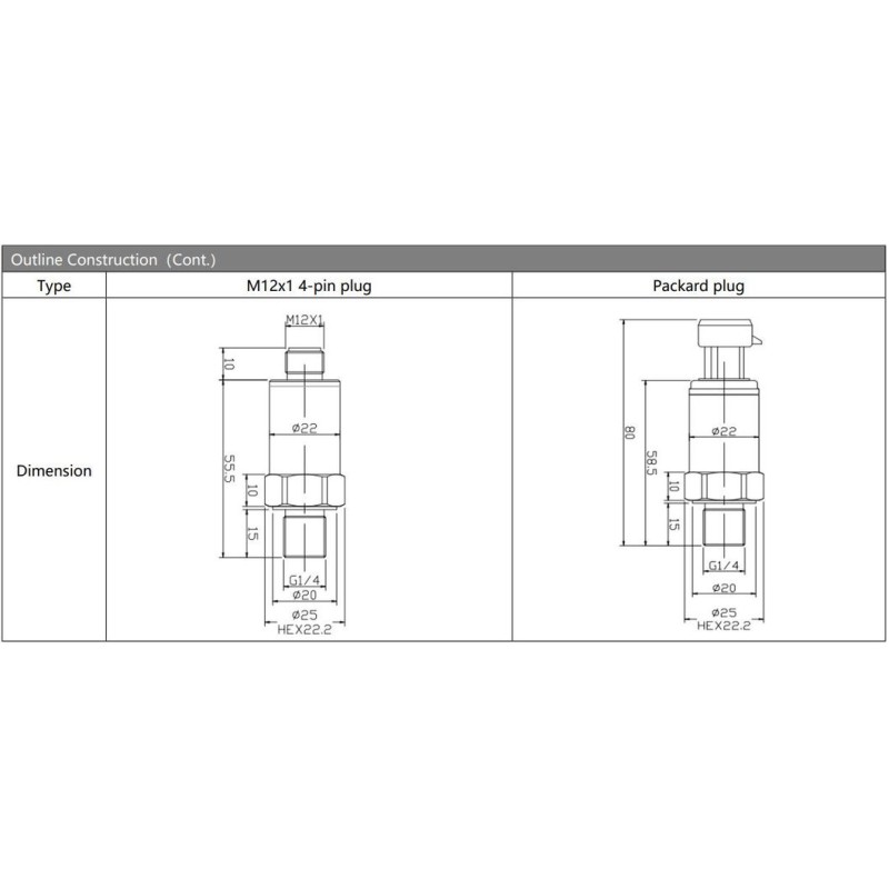 Hengtong 4-20mA Air Measurement Bp156 Pressure Transmitter China