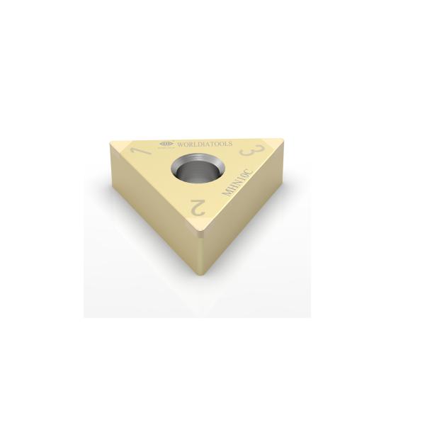 Quality OEM Three Tips PCBN Coated Insert Hardened Steel TNGA Insert for sale