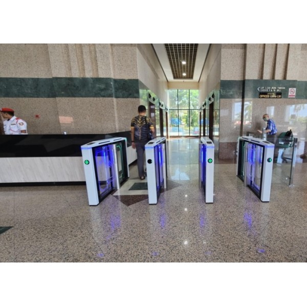 Quality Facial Recognition Turnstile Gate High Security Fast Pass Biometric RFID Card for sale