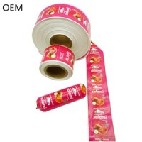 Quality Kingred Custom Logo Printing High Barrier PVDC Plastic Sausage Casing Film China for sale