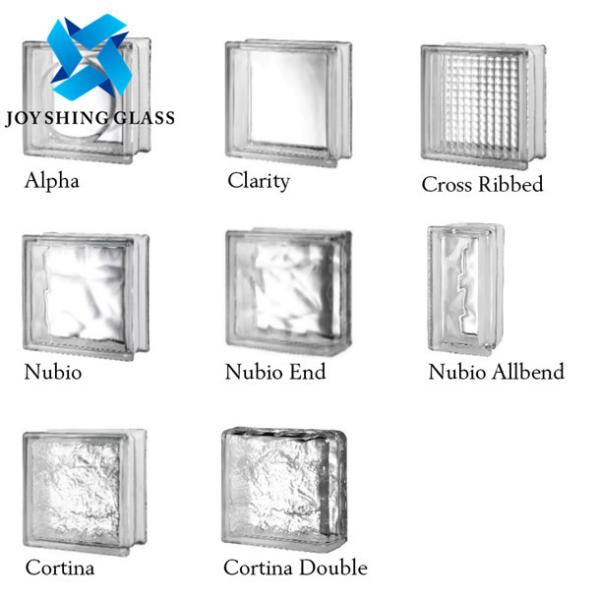 Quality Decoration Solid Glass Brick , Hot Melt Clear Glass Bricks Blocks for sale