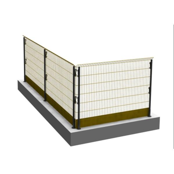 Quality Steel Mesh Painted Temporary Edge Protection Barriers Customizable for sale