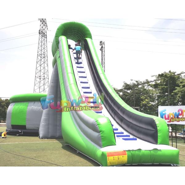 Quality Green Kids Outdoor Inflatable Stunt Airbag for sale