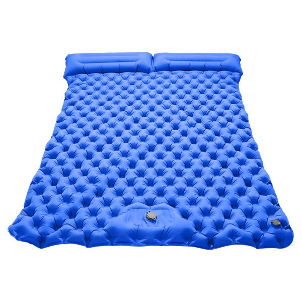 Quality Double Camping Pad For Sleeping Backpacking Sleeping Mat With Pillow for sale