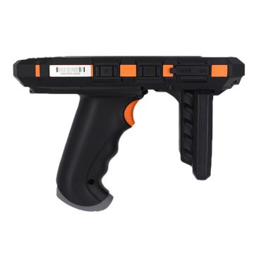 Quality Handheld Android Mobile Barcode Scanner RFID HF UHF Reader PDA with Pistol Grip for sale