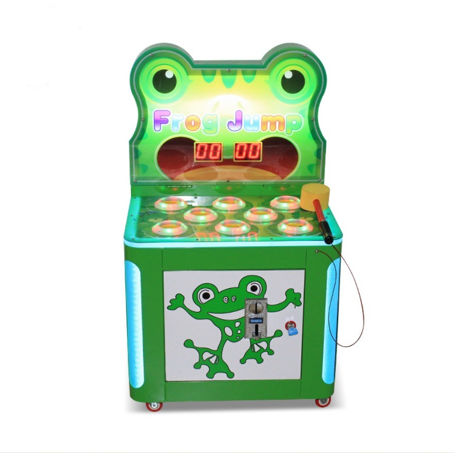 Quality Frog Arcade Hammer Game Machine Whack A Mole Toy 220V for sale