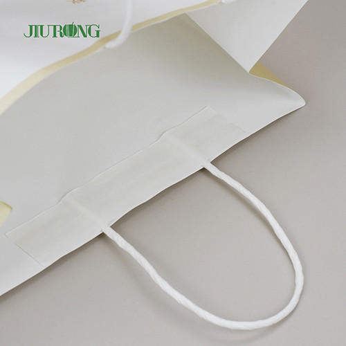 Quality Eco Friendly Gift Biodegradable Paper Bag 350mm With Handle Bread for sale