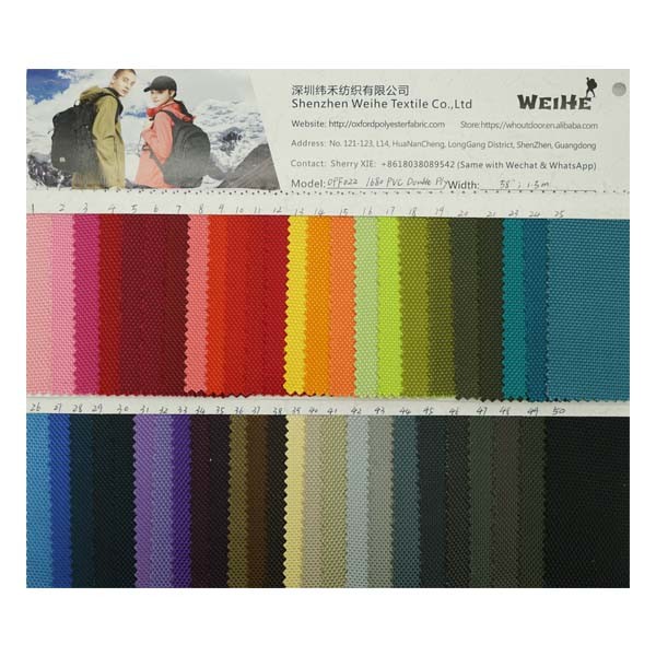 Quality Waterproof 1680 Double Ply 100% Polyester PVC Fabric For Backpack Bags for sale