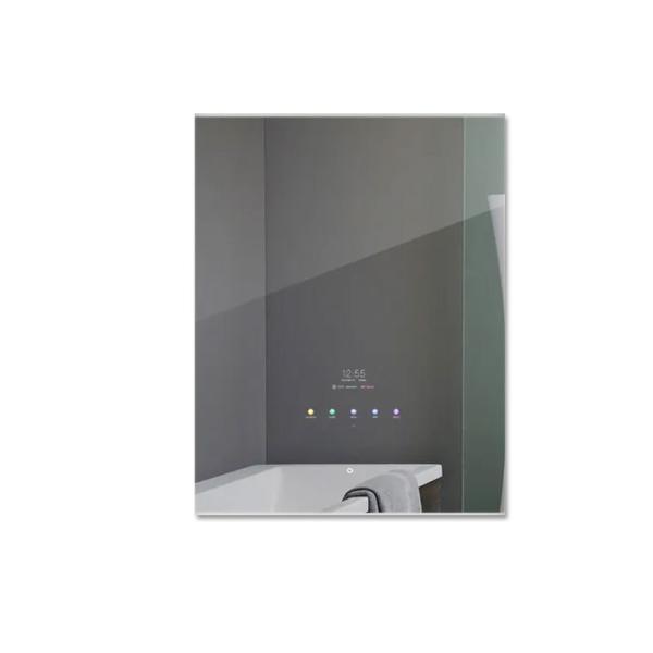 Quality 5mm Thickness Touch Screen Smart Mirror Flame Proof With Time Display for sale
