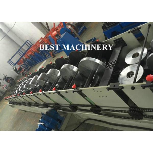 Quality Rectangle Shape Water Down Spout Roll Forming Machine Flying Saw Cutter for sale