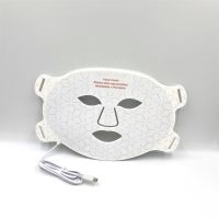 Quality 40*29.5cm LED Face Mask 4 Color Light Photon Acne Treatment Whitening Silicone for sale