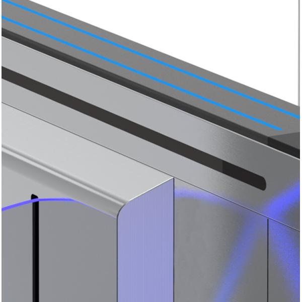 Quality RS485 TCP Flap Barrier Turnstile Pedestrian Speed Gates AC220V for sale
