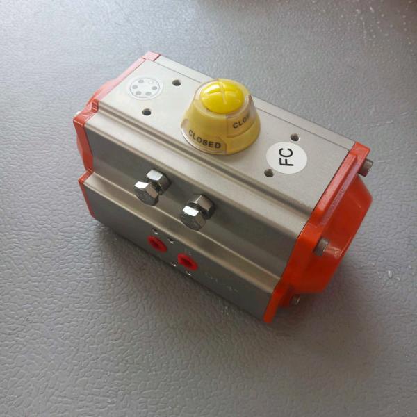Quality AT Series Pneumatic Rotary Actuato Single Acting Spring Return Aluminum Actuator for sale