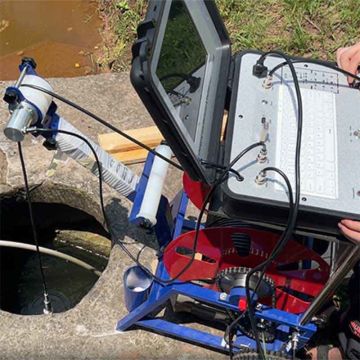 Quality 12 Inch Underground Camera With 360 Degree Rotary Borehole Inspection Camera for sale