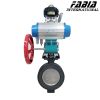 china Small Fluid Resistance Hard Sealed Pneumatic Actuator Operated Butterfly Valve