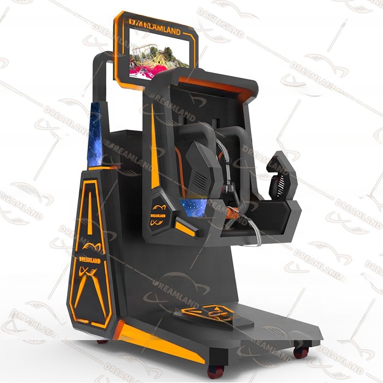 VR Flight Simulator side view