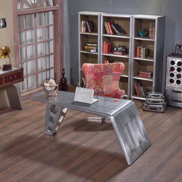 Quality Nidea #8309 Luxury Industrial Aluminum Desk Set with Unique Design for Home and Office Use for sale