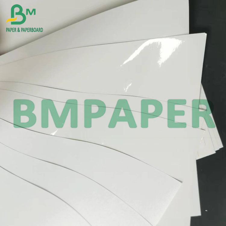 80g 90g White Wet Strength Paper Bleached Beer Bottle Labels Papel In Sheets