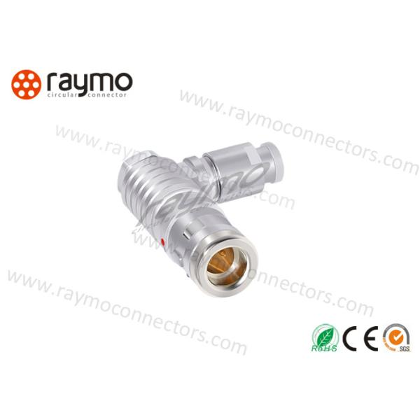 Quality Watertight Vacuum FPG Electrical Push Pin Connectors Right Angle Plug for sale