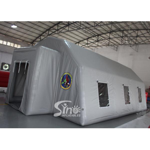Quality Grey Tunnel Airtigt Inflatable double With clear window for warehouse or for sale