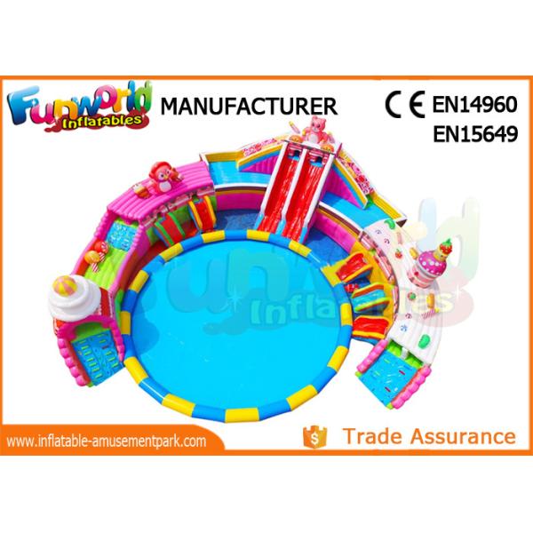 Quality Gorilla Water Wonderland Inflatable Water Theme Park Air Tight for sale