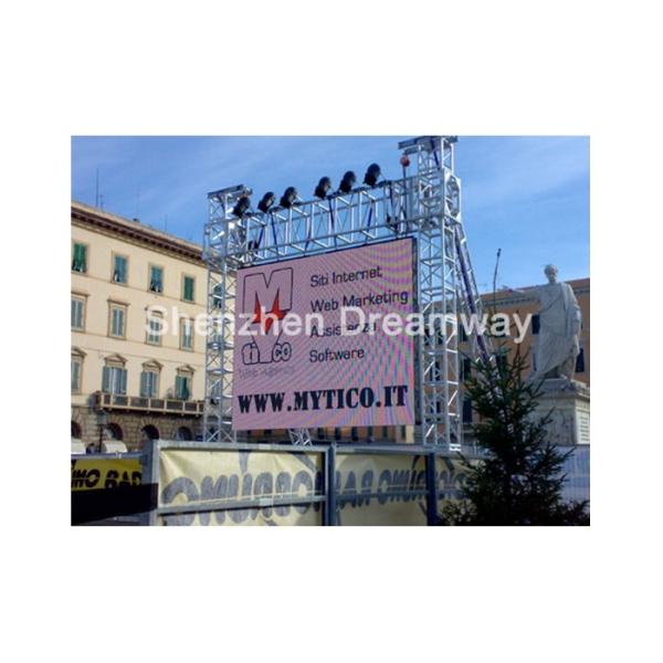 Quality Full Color 1R1G1B P10 Outdoor LED Screen Rental with OPTO / SILAN MBI5024 for sale
