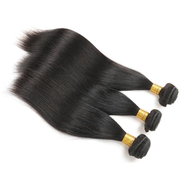 Quality Authentic Remy Brazilian Straight Hair Weave Without Chemical Processed for sale