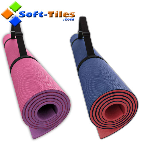 Quality Eco Friendly 173*61cm 6mm Tpe Yoga Foam Mat / Yoga Fitness Mat for sale